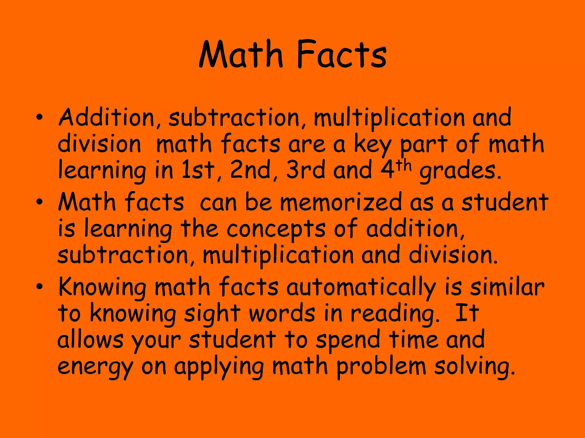 Math fluency 3-15-15 | PPTX