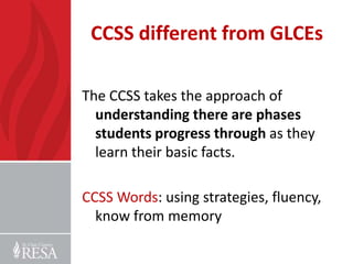 Math fluency for all students ppt | PPTX