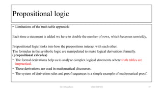 Mathematics for Data Science Part 1-Logic | PPTX