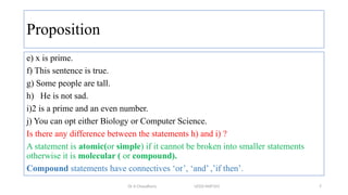 Mathematics for Data Science Part 1-Logic | PPTX