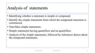 Mathematics for Data Science Part 1-Logic | PPTX