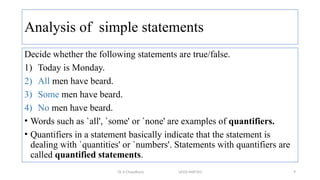 Mathematics for Data Science Part 1-Logic | PPTX