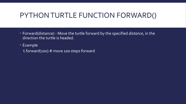 Introduction to the basic mathematical concept with Python Turtle. | PPTX
