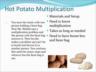 Math Games by Shields Kids | PPT