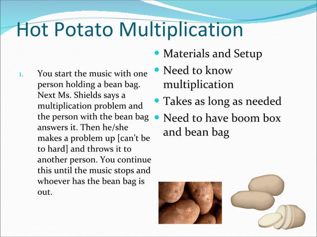 Math Games by Shields Kids | PPT