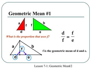 Math (geometric mean) | PPT