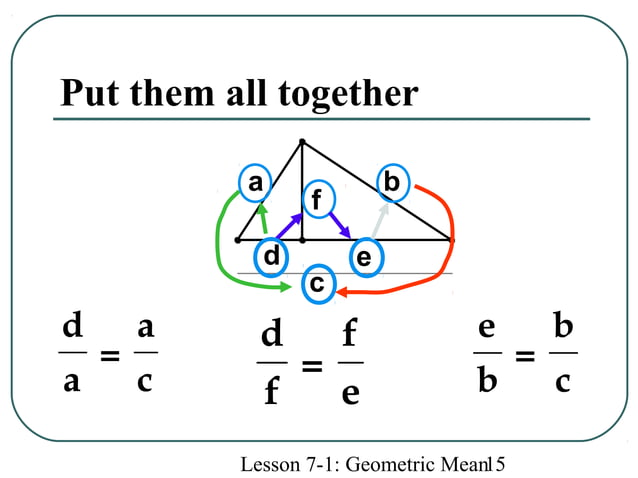 Math (geometric mean) | PPT | Homework and Study | Education