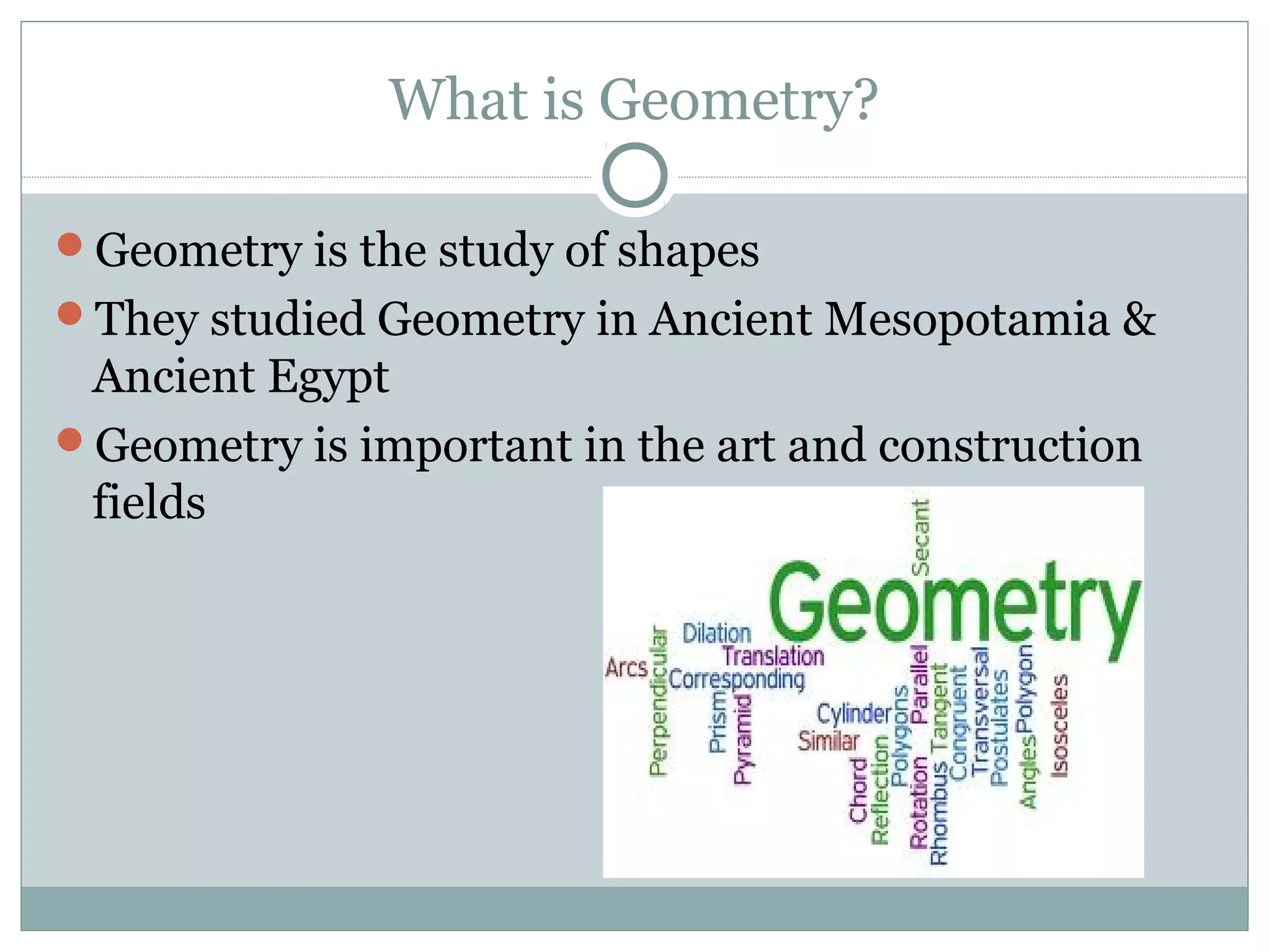 Math geometry vocabulary | PPT