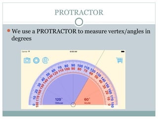 Math geometry vocabulary | PPT