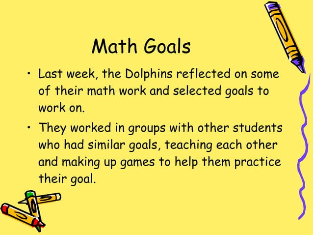Math Goals | PPT