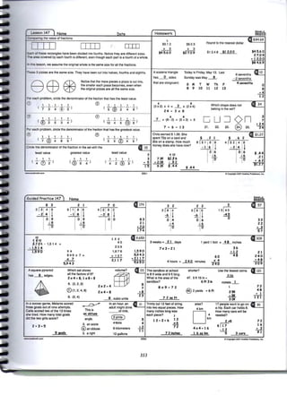 Math gr3 solutions | PDF