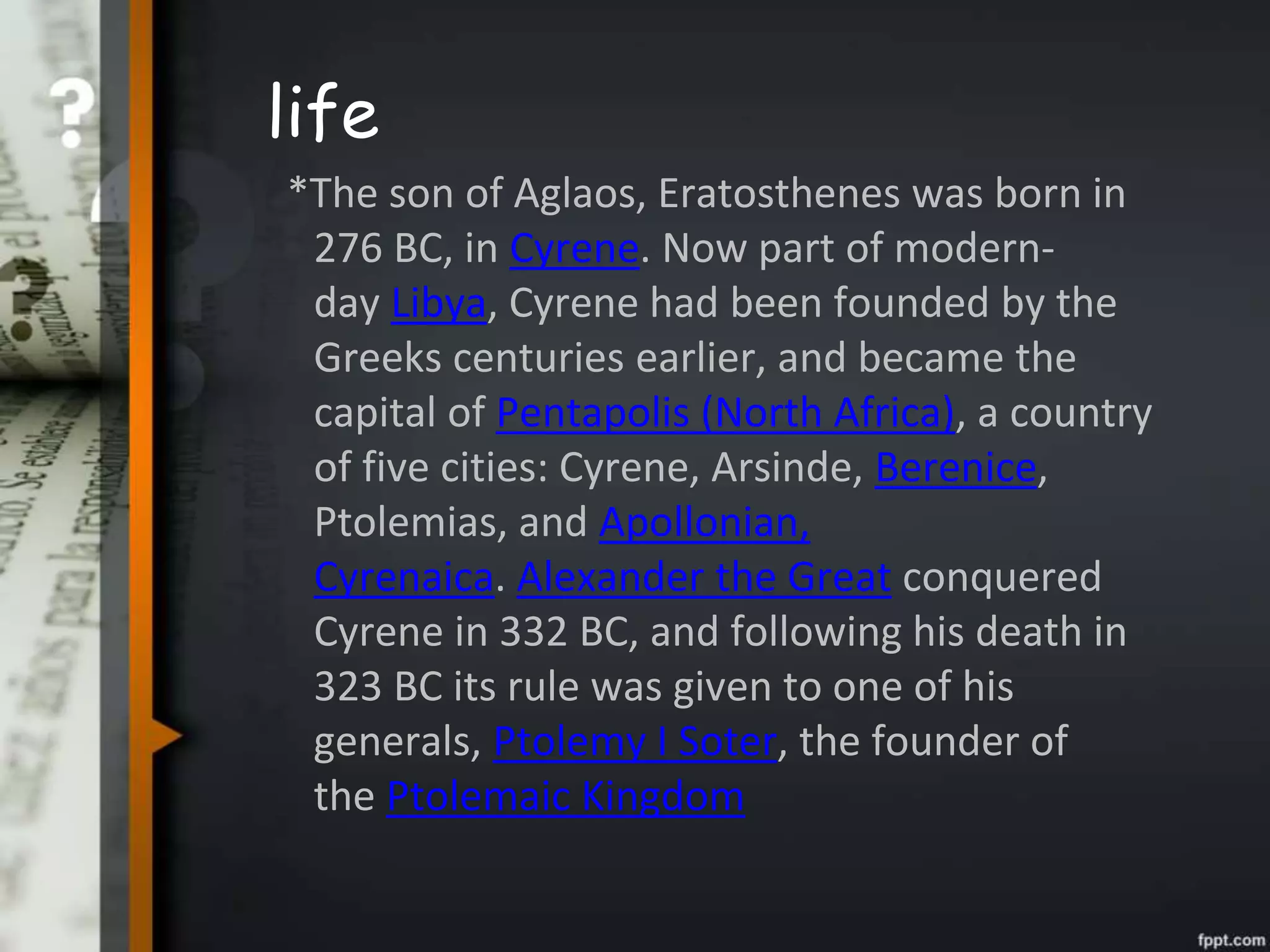Great Mathematician Eratosthenes.pptx