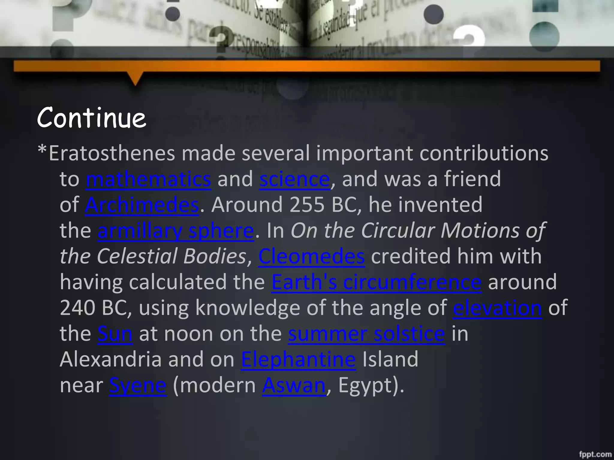 Great Mathematician Eratosthenes.pptx