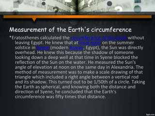 Great Mathematician Eratosthenes.pptx | Geography | Science