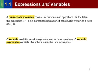 Math help chapter 1 | PPT
