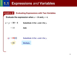 Math help chapter 1 | PPT