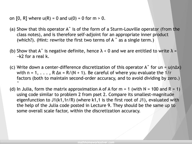 Numerical Analysis Assignment Help | PPT