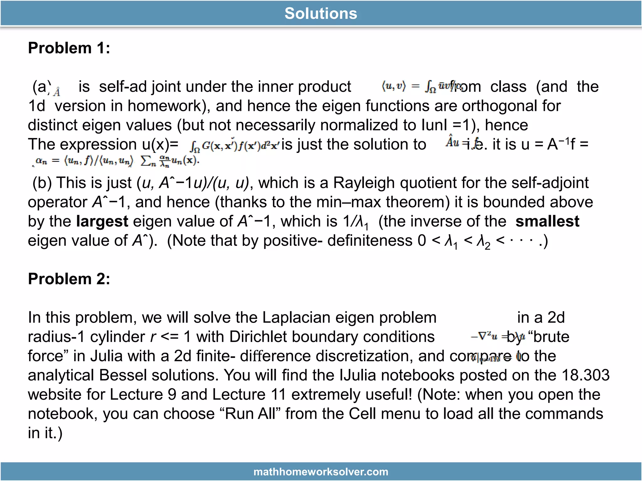 Numerical Analysis Assignment Help | PPT