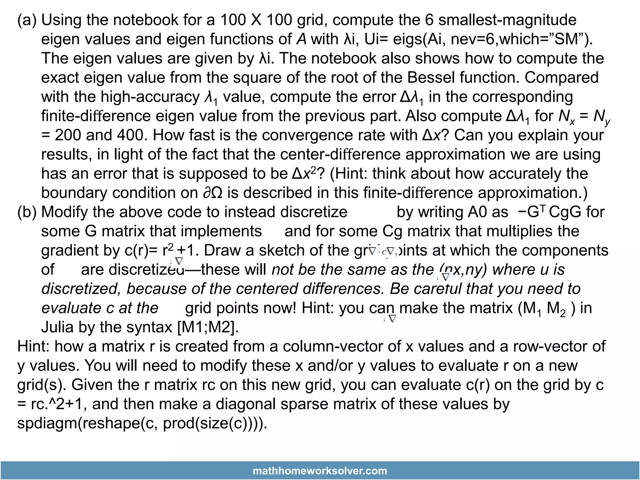 Numerical Analysis Assignment Help | PPTX