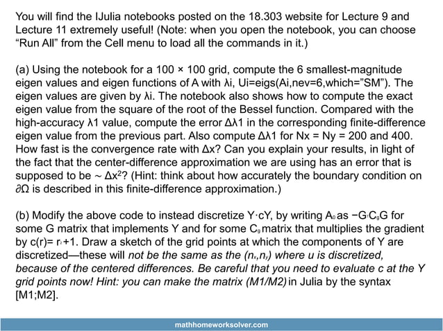 Numerical Analysis Assignment Help Ppt 3031