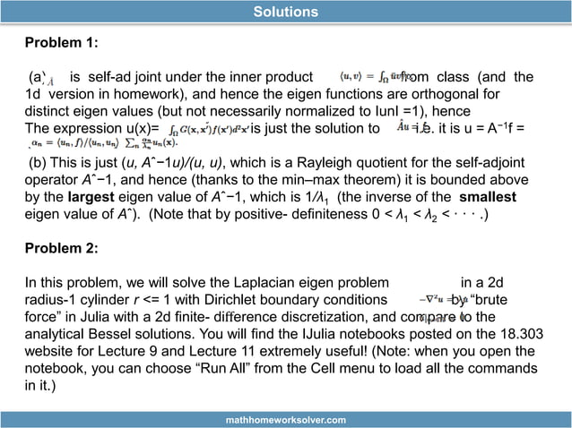 Numerical Analysis Assignment Help | PPT