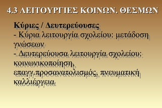 4.1-4.3 Κοινωνικοί θεσμοί | ODP