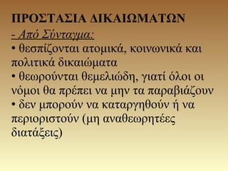 12.1 Δικαιώματα και υποχρεώσεις | ODP