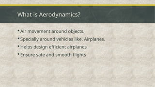 Math in Aerodynamics and the 4 forces working on an Airplane.pptx