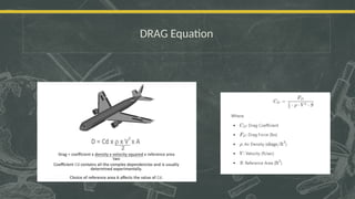 Math in Aerodynamics and the 4 forces working on an Airplane.pptx