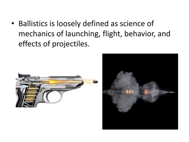 Math in ballistics | PPTX