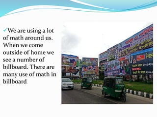 Math in billboard | PPT