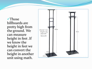 Math in billboard | PPT