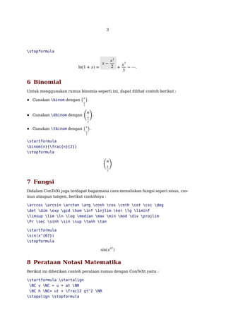 Math in ConTeXt | PDF