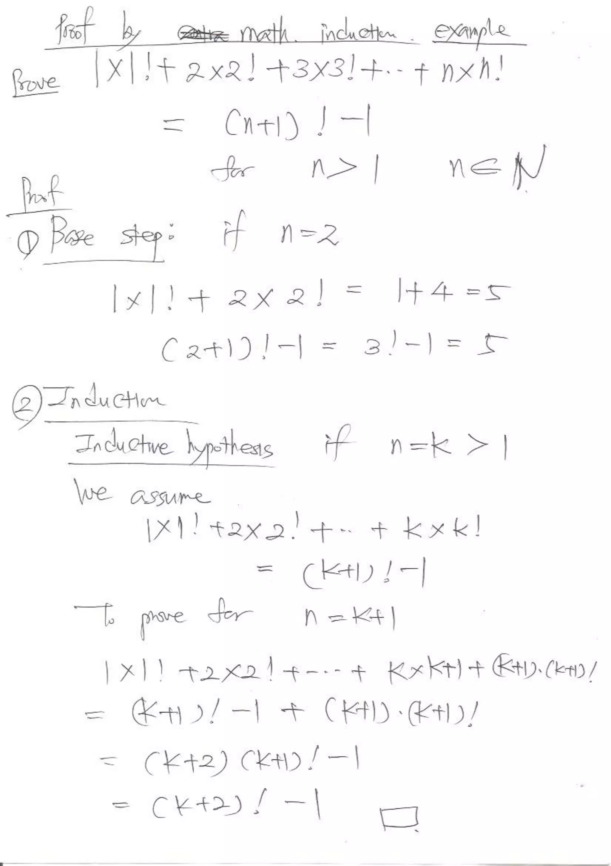 Proof By Math Induction Example Pdf Programming Languages Computing