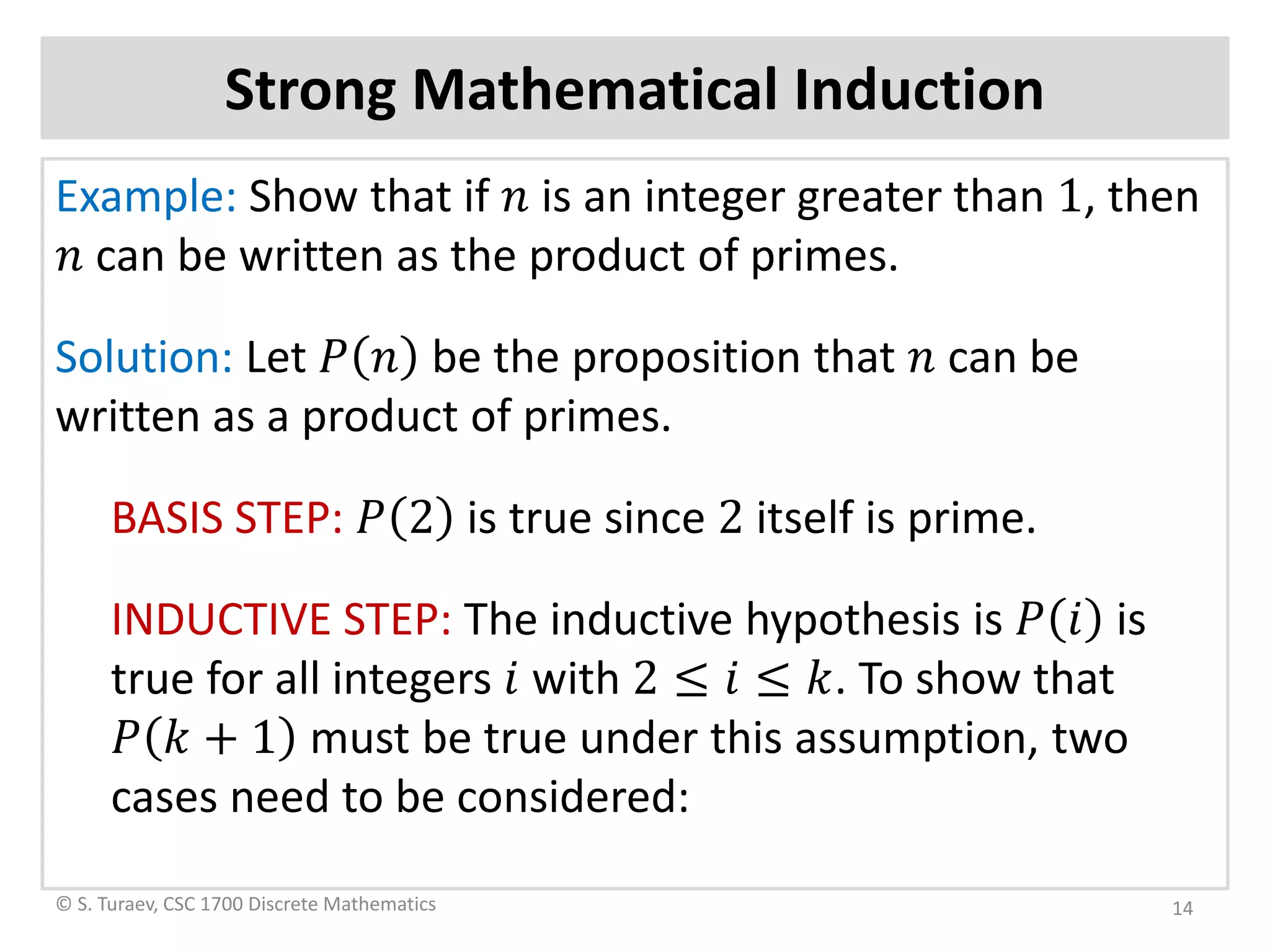 Math Induction Principle Slides Pdf Programming Languages Computing