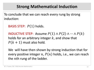 Math induction principle (slides) | PDF | Programming Languages | Computing