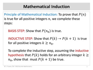 Math induction principle (slides) | PDF | Programming Languages | Computing