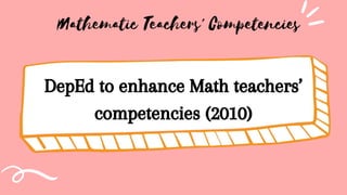 Current State of Mathematics Instruction in the Philippines | PPTX