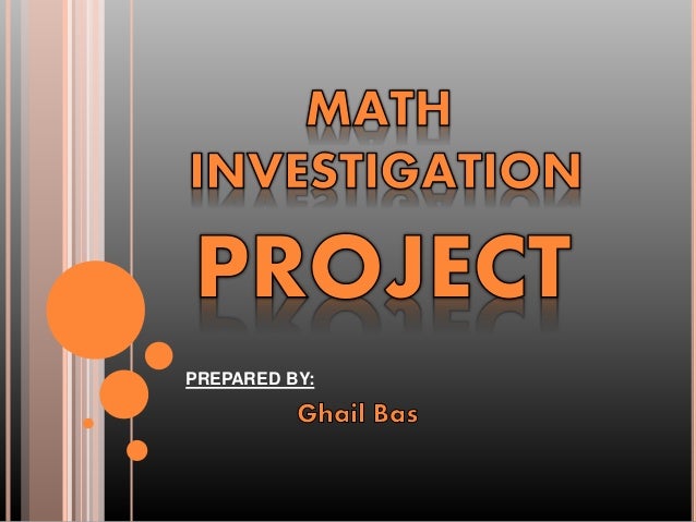 math-investigation-project