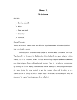 Math investigatory project 2016 | PDF
