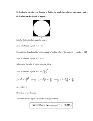Math investigatory project 2016 | PDF