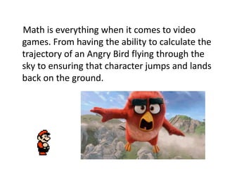 Math in video games | PPTX