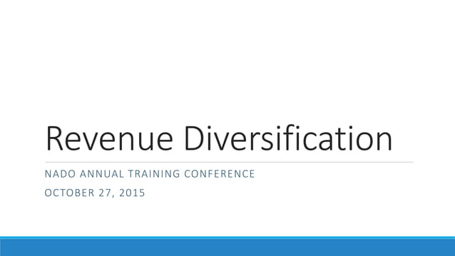 Revenue Diversification | PPT
