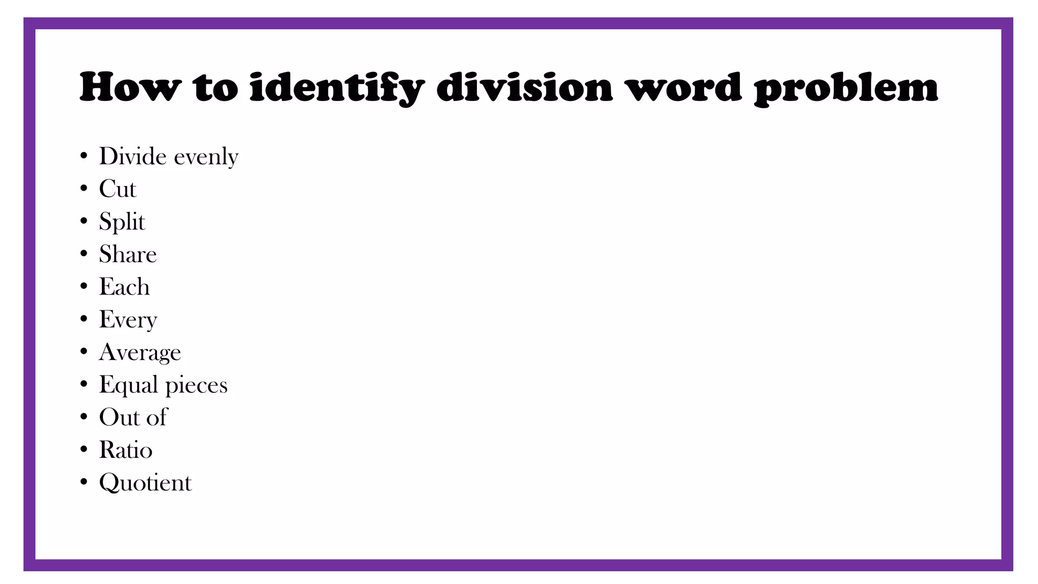 division | PPTX