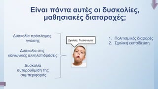 Μαθησιακές Διαταραχές: Ψυχοσυναισθηματικές Διαστάσεις | PPTX