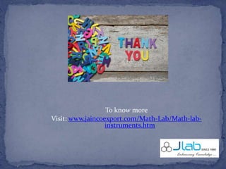 Math lab instruments | PPT