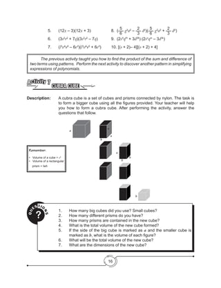 Math Learner Module K to 12 Grade 8 | PDF