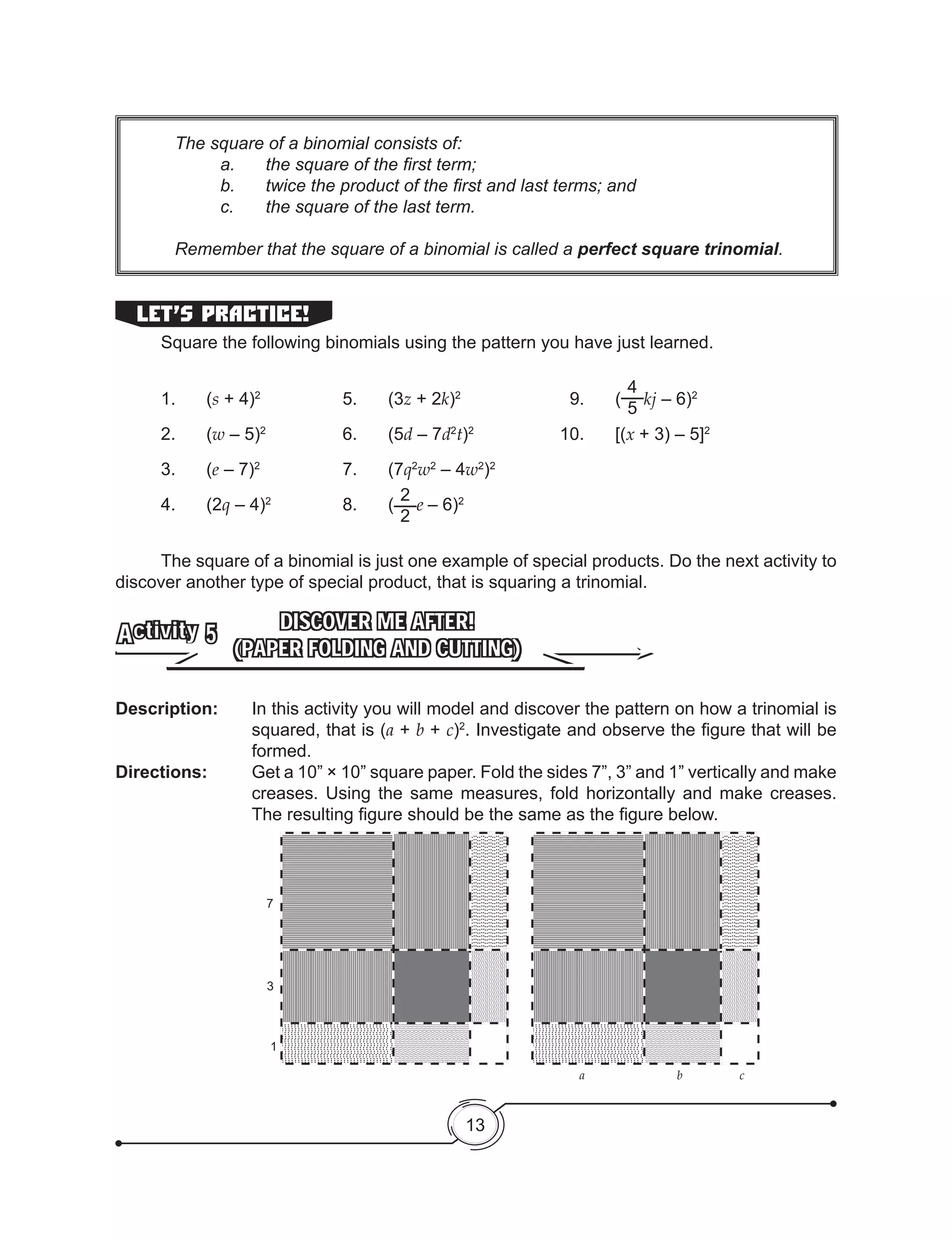 K to 12 - Grade 8 Math Learner Module | PDF