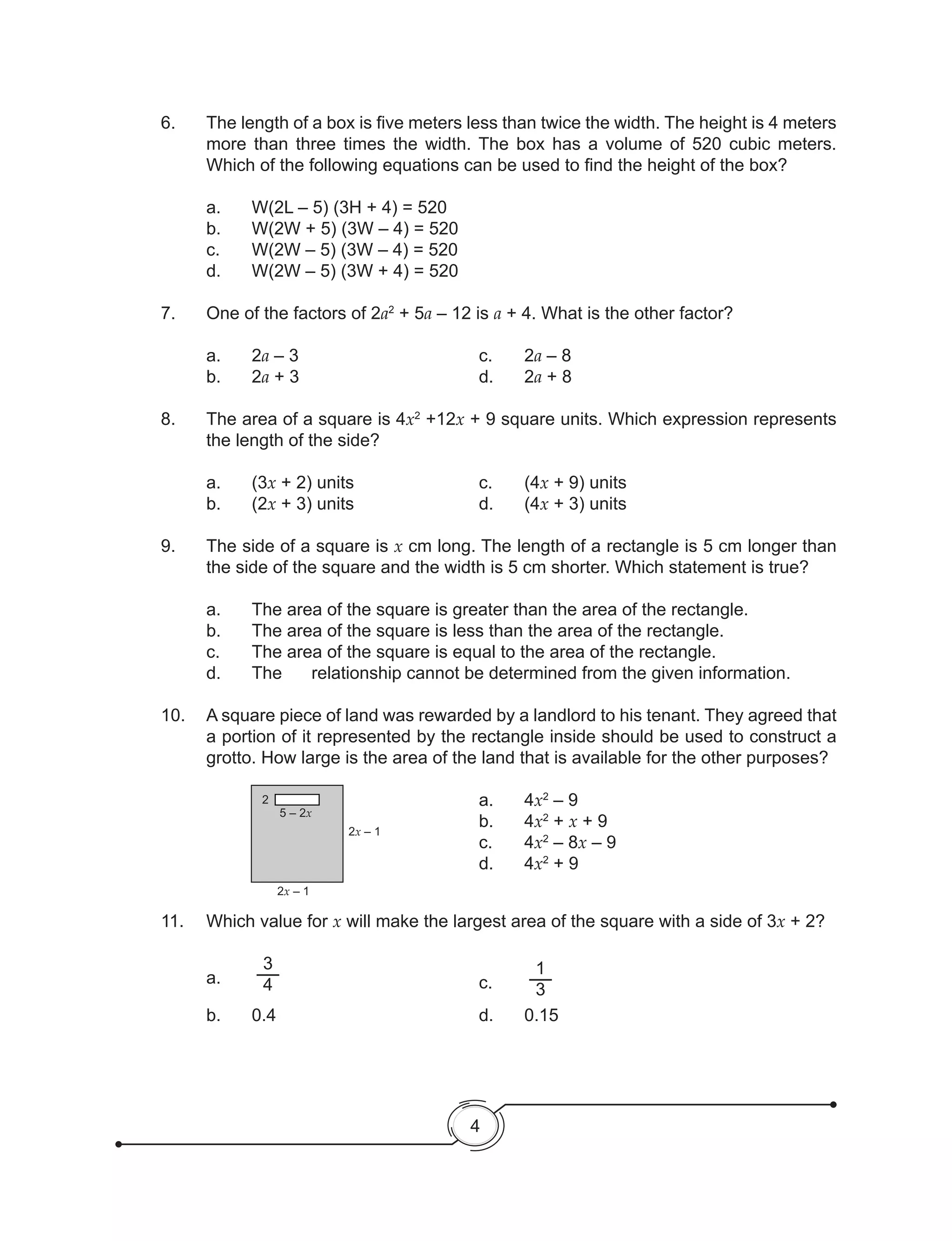 K to 12 - Grade 8 Math Learner Module | PDF