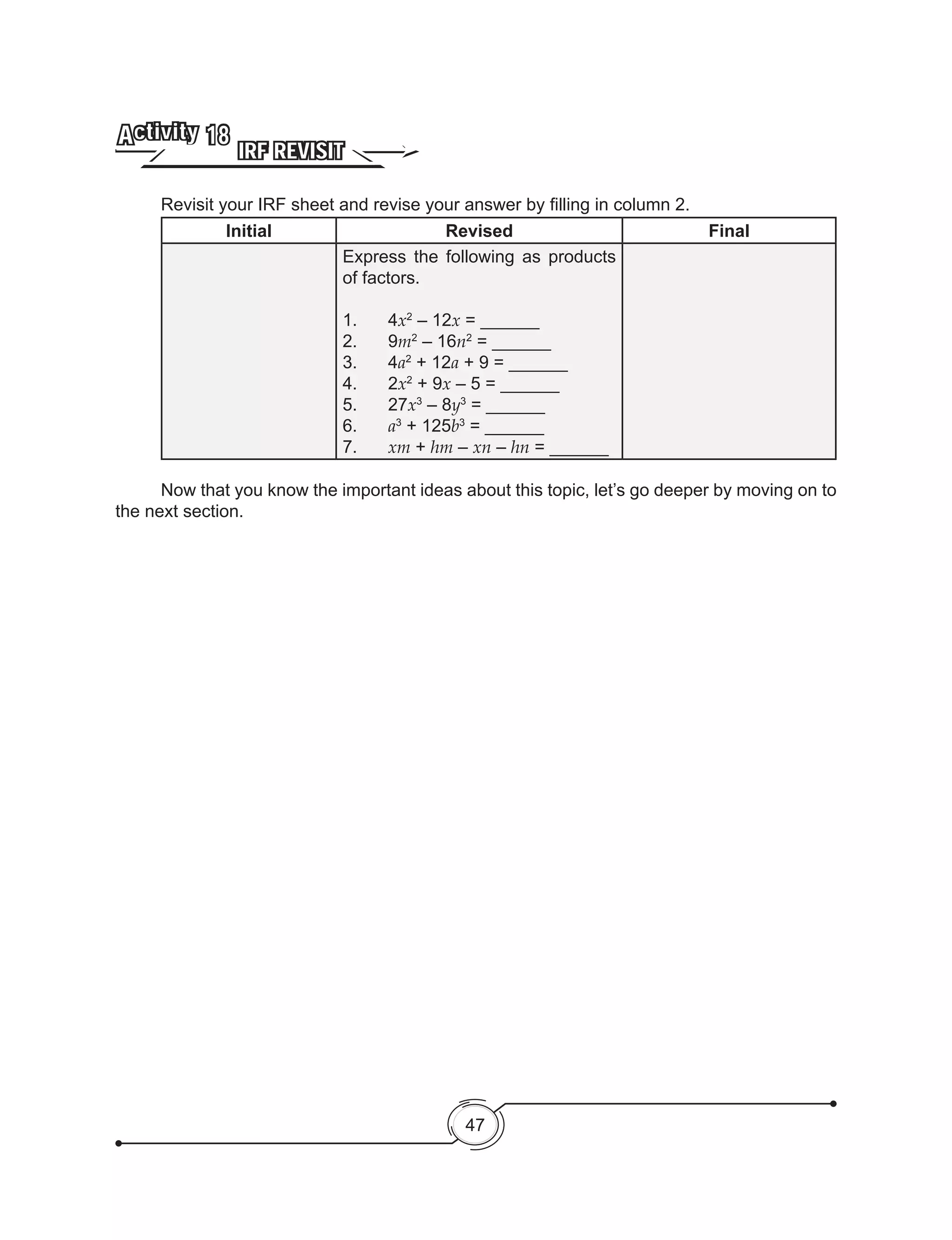 K to 12 - Grade 8 Math Learner Module | PDF | Physics | Science